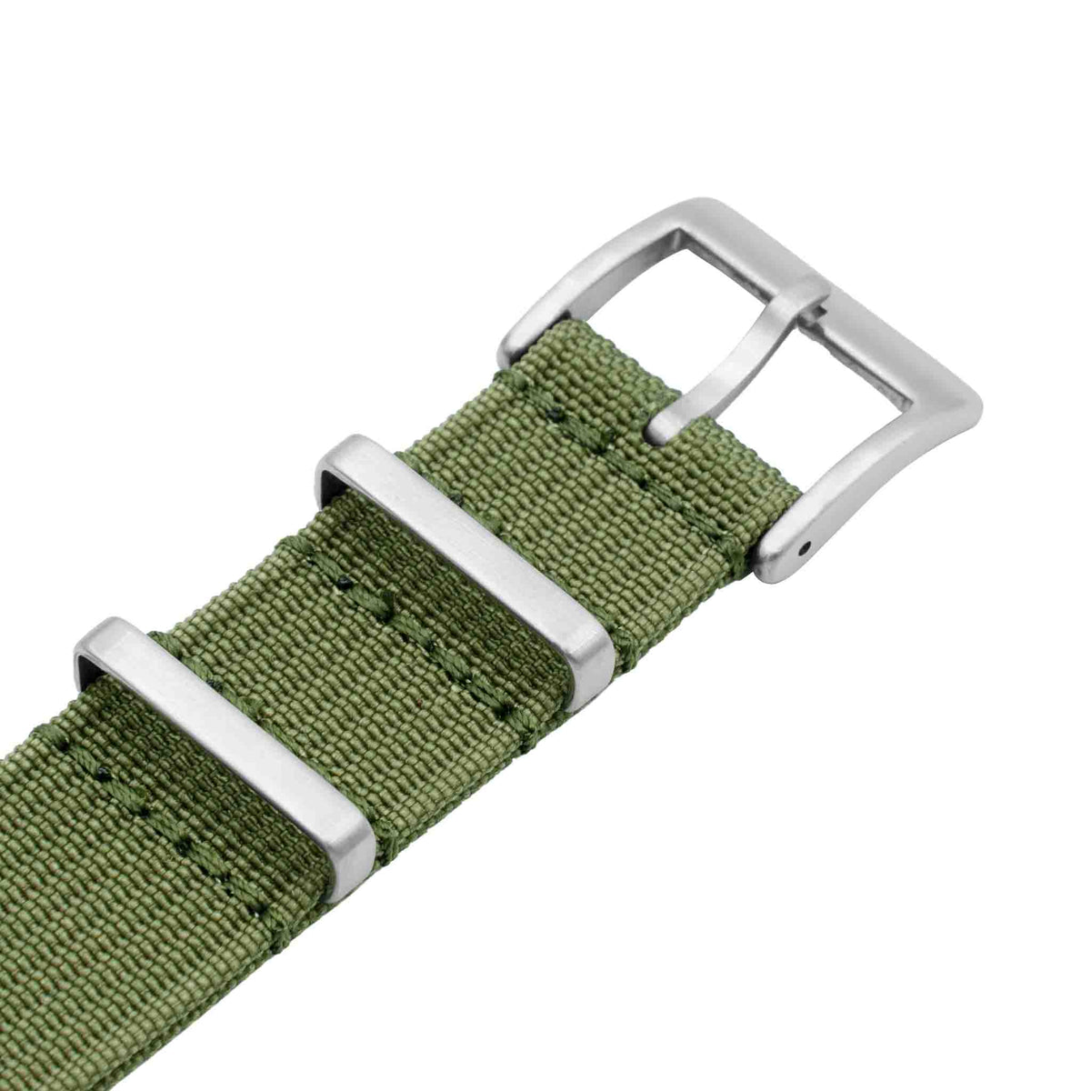 Band & Bezel | The Rib NATO Strap | Army Green